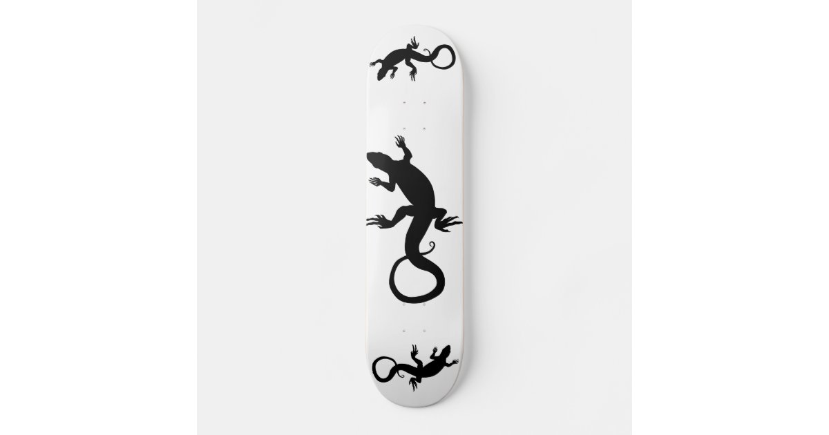 Lizard Skateboard Cool Reptile Art Skateboard | Zazzle