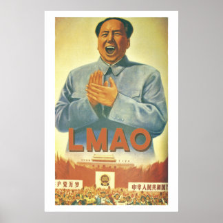 Chairman Mao Posters & Prints | Zazzle.co.uk