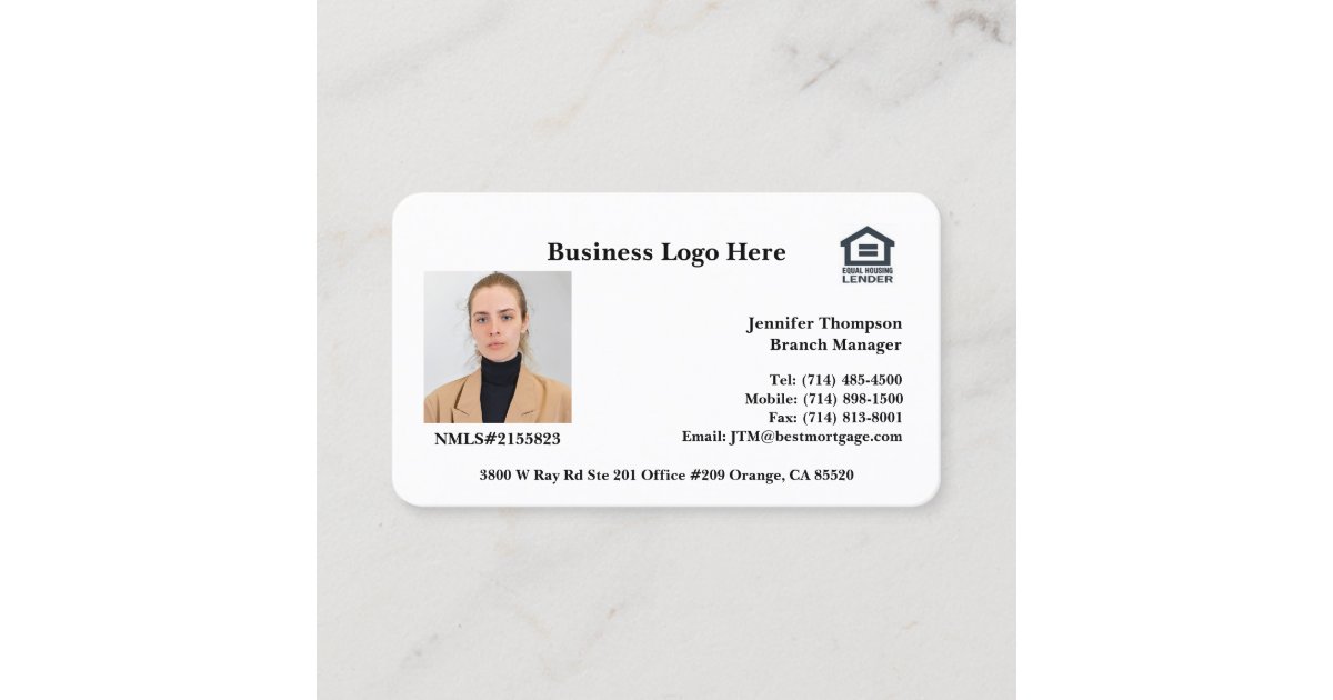 Loan Officer Business Card | Zazzle