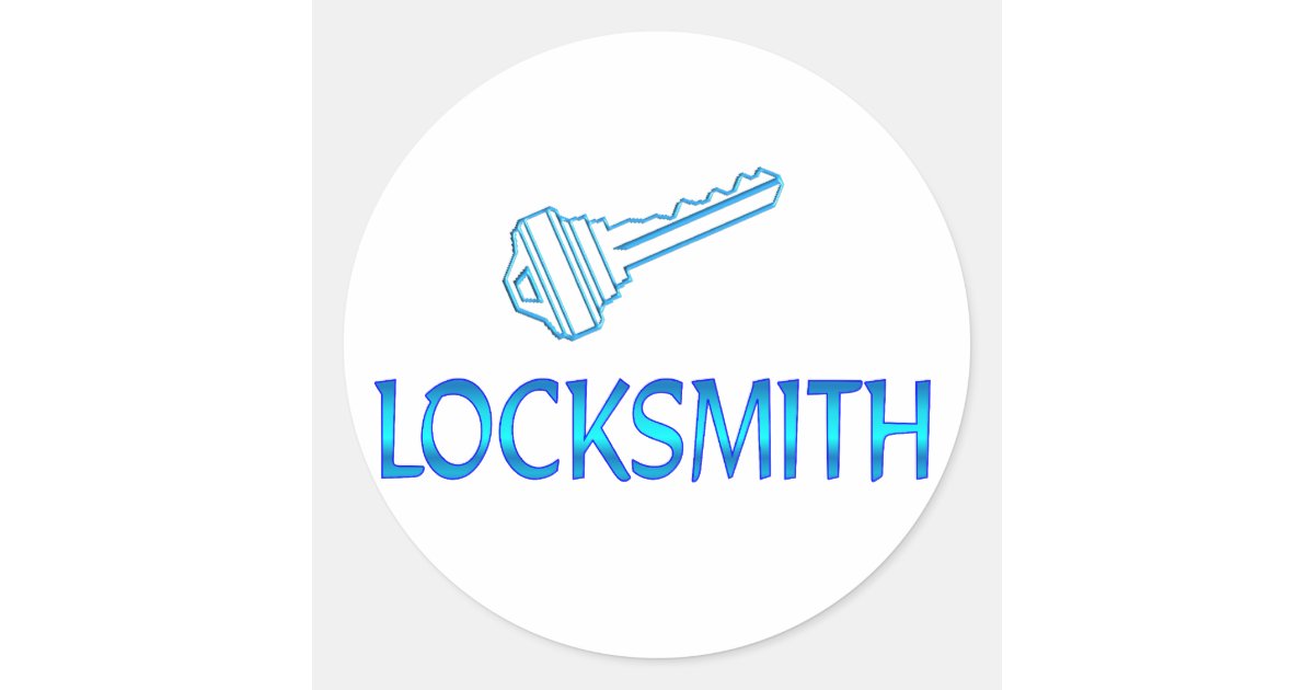 Locksmith Classic Round Sticker | Zazzle