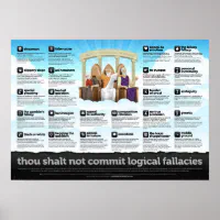Fallacy Poster The Top 10 Logical Fallacies | Fallacy List With