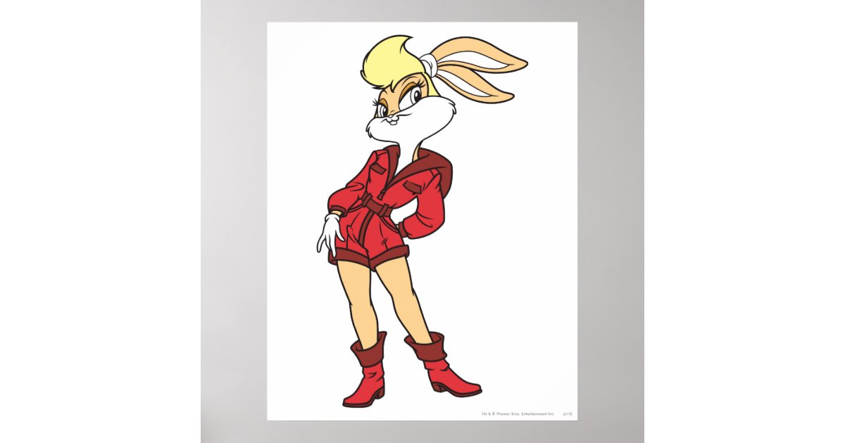 Lola Bunny Super Cute Poster | Zazzle