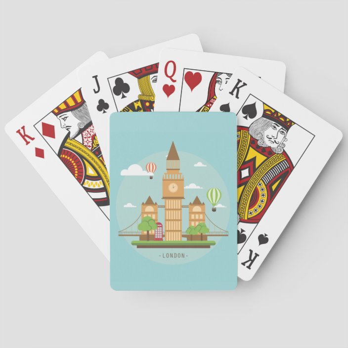 London England Great Britian Playing Cards | Zazzle.co.uk