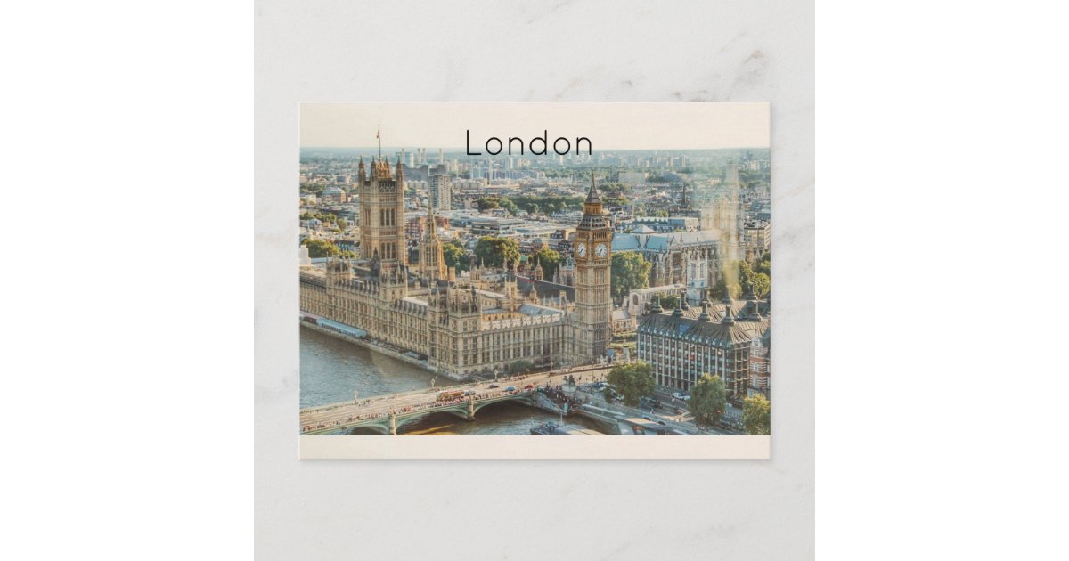 London House of Parliament Big Ben Postcard | Zazzle