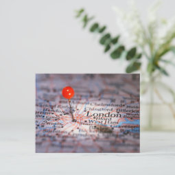 LONDON map Postcard | Zazzle