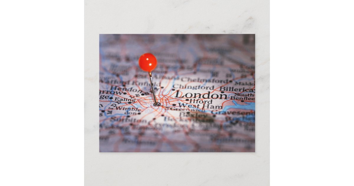 LONDON map Postcard | Zazzle