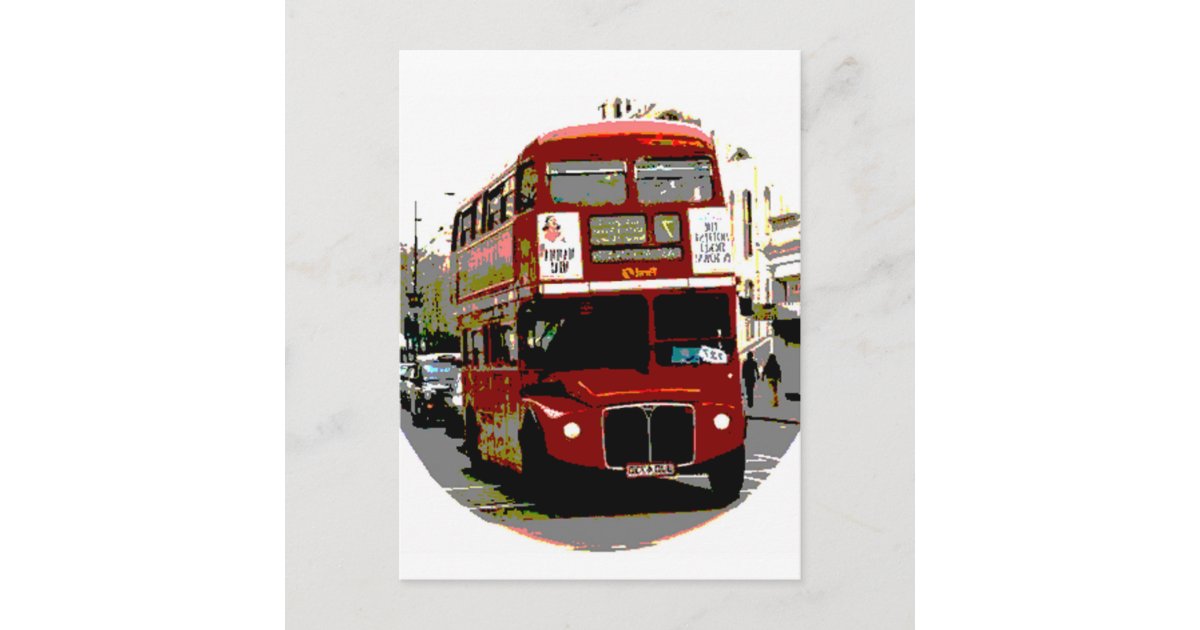 London Red Bus Routemaster Buses Postcard | Zazzle