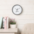 London Time Zone Newsroom Style Clock | Zazzle