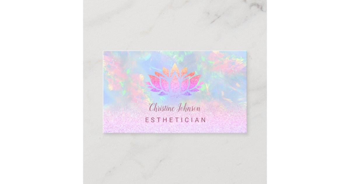 lotus design business card | Zazzle