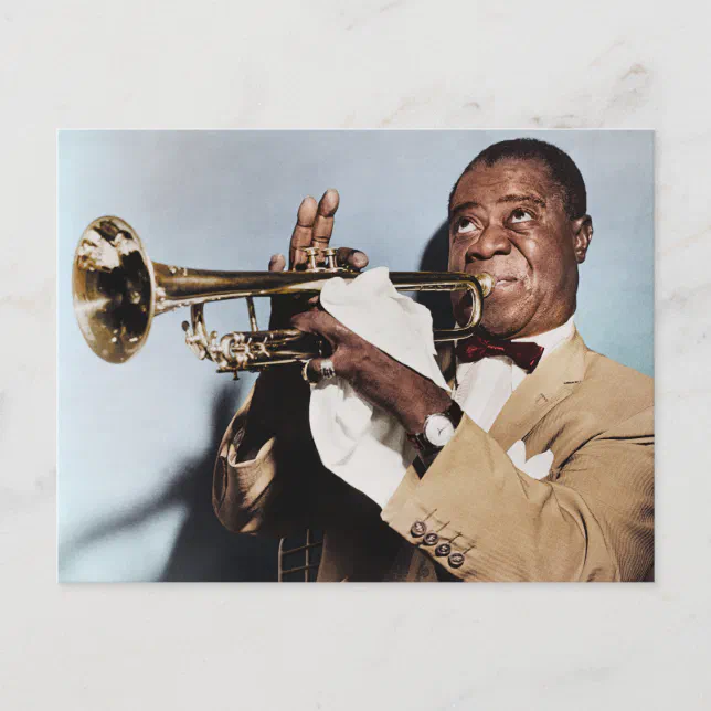 Louis Armstrong Postcard | Zazzle