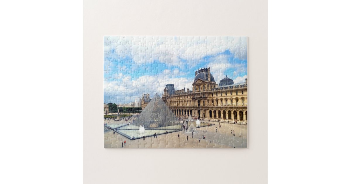 Louvre Paris. Jigsaw Puzzle | Zazzle