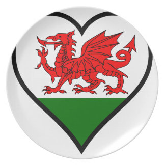 Welsh Dragon Plates | Zazzle.co.uk