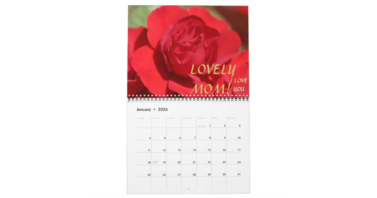LOVELY ROSES! Calendar | Zazzle