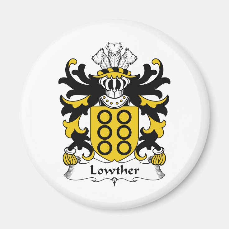 Lowther Family Crest Magnet | Zazzle