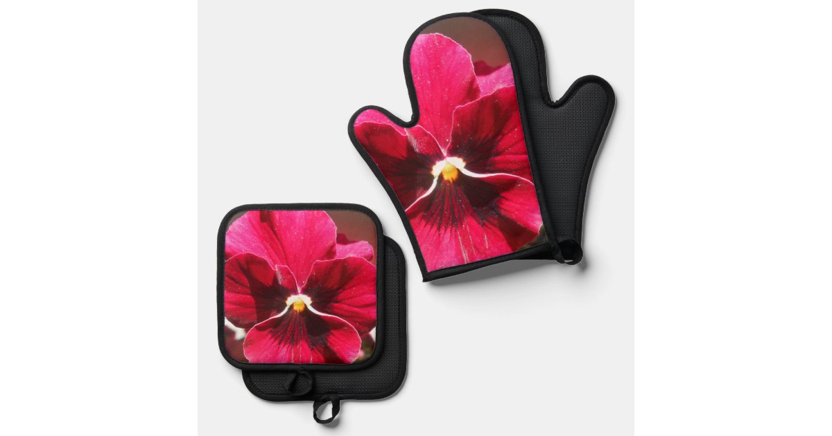 Lucrezia Oven Mitt & Pot Holder Set | Zazzle