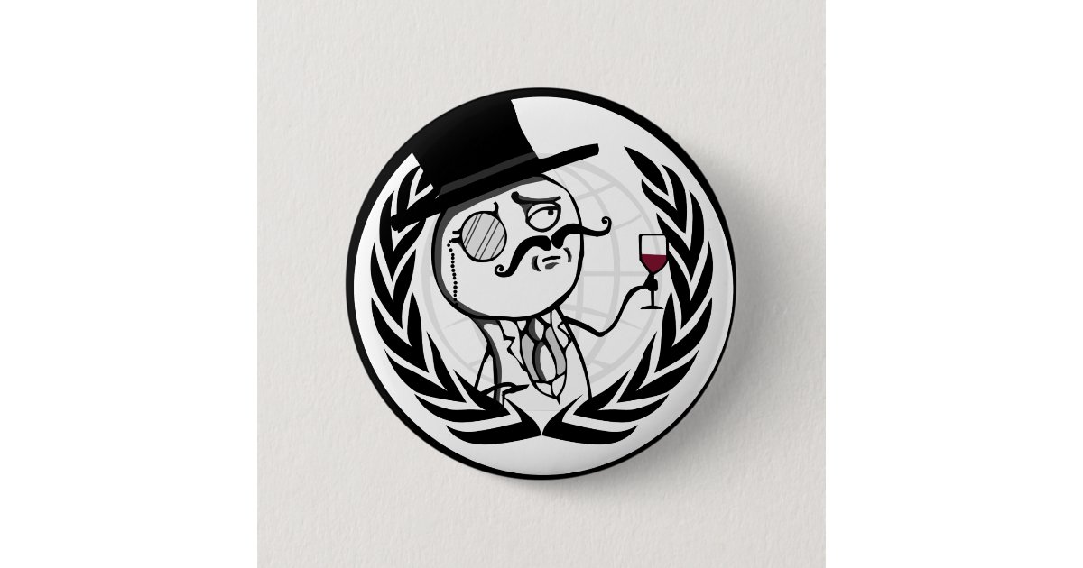LulzSec Anonymous Logo 6 Cm Round Badge | Zazzle