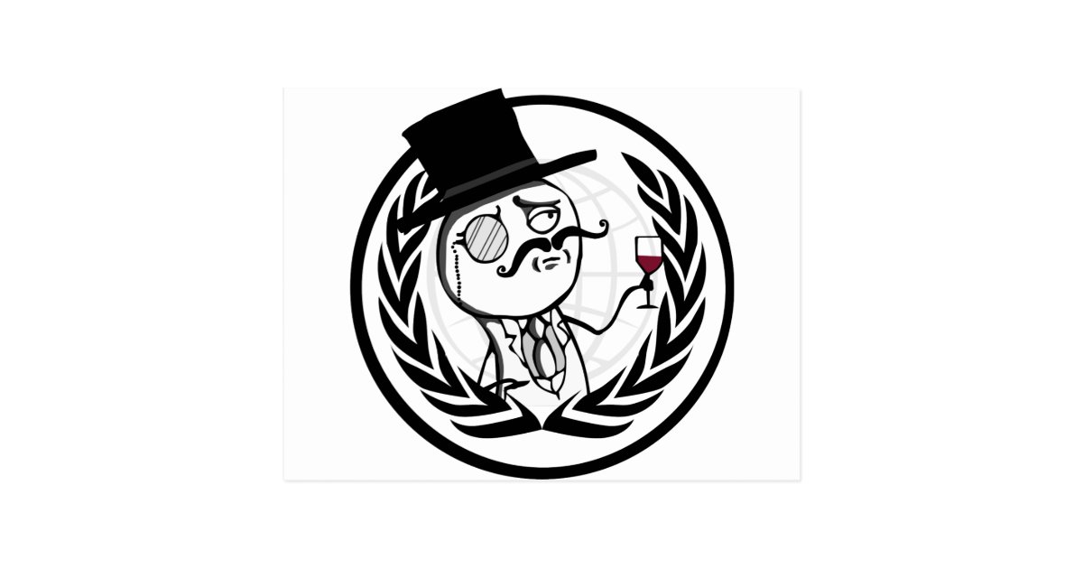 LulzSec Anonymous Logo Postcard | Zazzle.co.uk
