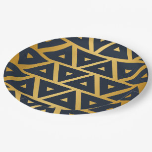 Geometric Design Plates | Zazzle UK