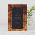 luxury wild snake skin animal wedding invitation | Zazzle