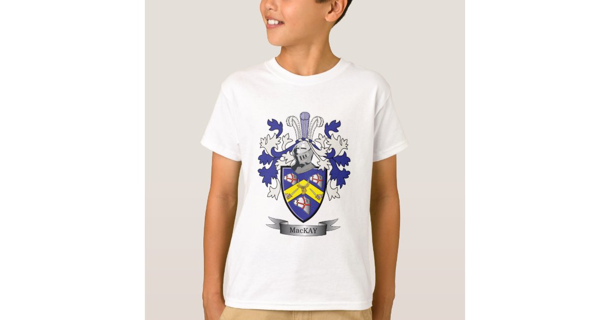 MacKay Family Crest Coat Of Arms T Shirt Zazzle MacKay Family Crest Coat Of Arms T Shirt Zazzle