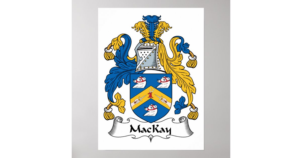 MacKay Family Crest Poster | Zazzle