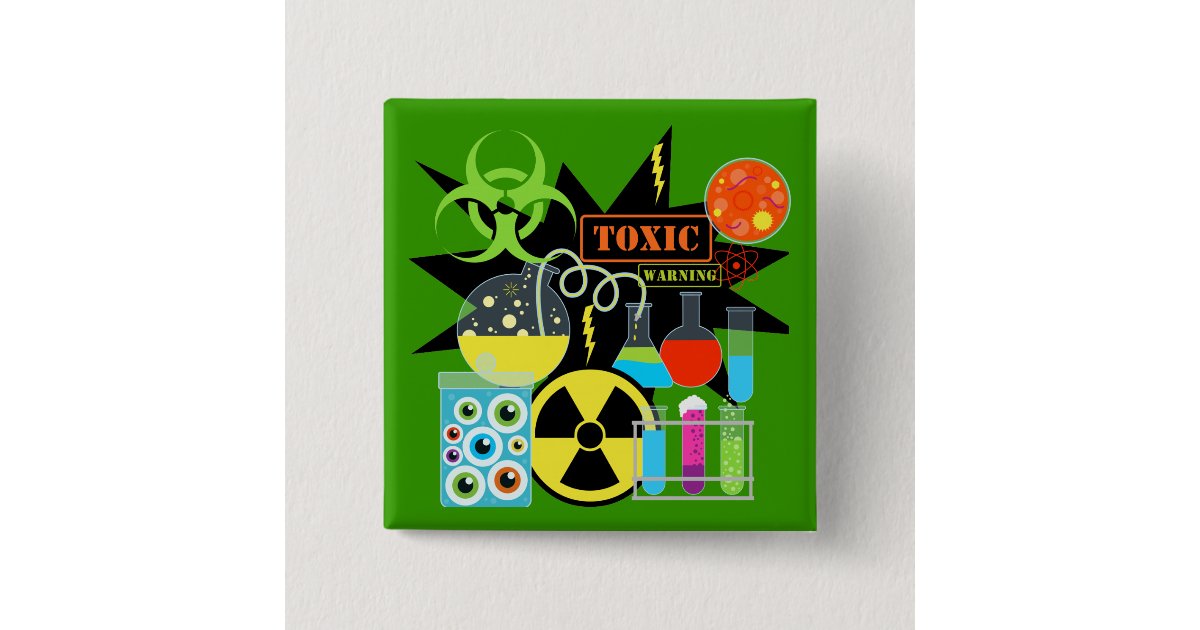 Mad Scientist 15 Cm Square Badge | Zazzle