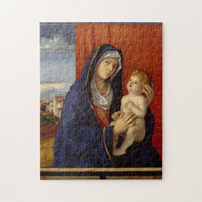 Madonna and Child, circa 1485 Jigsaw Puzzle | Zazzle.co.uk
