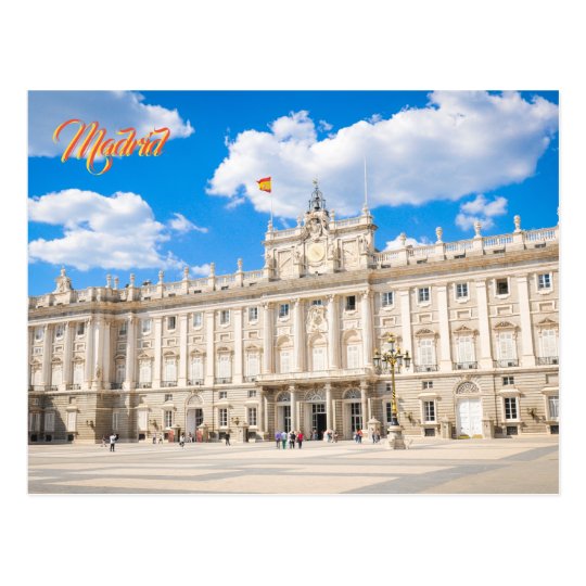 Madrid, Spain Postcard | Zazzle.co.uk