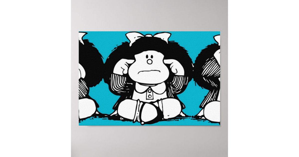 mafalda x poster | Zazzle