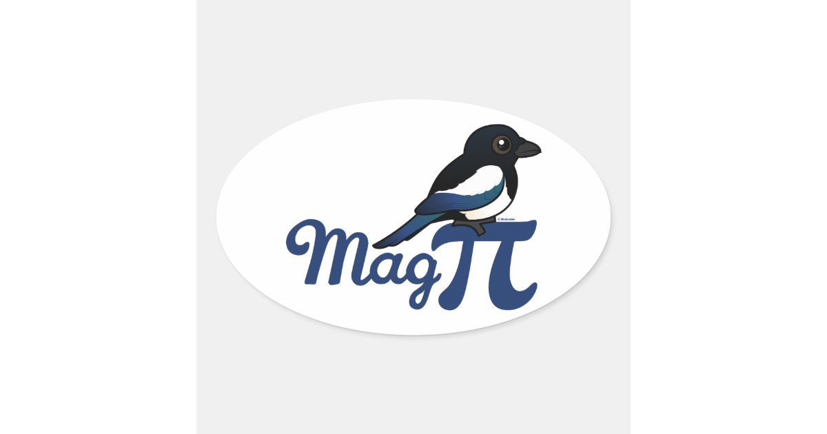 Mag PI Oval Sticker | Zazzle