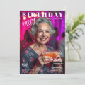 Magazine Cover Birthday Invitation | Zazzle