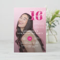 Magazine Cover Design Sweet Sixteen Birthday Invitation | Zazzle