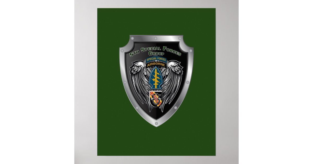 Magnificent 5th Special Forces Group (Airborne) Poster | Zazzle