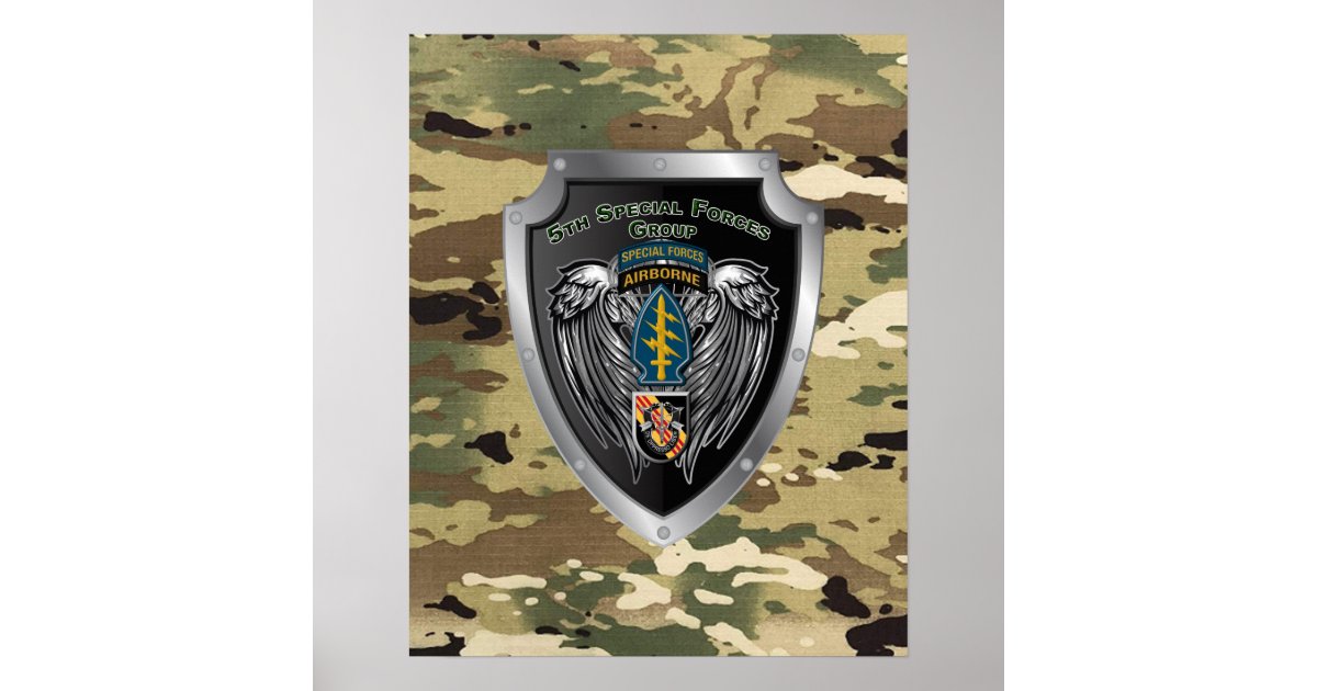 Magnificent 5th Special Forces Group (Airborne) Poster | Zazzle
