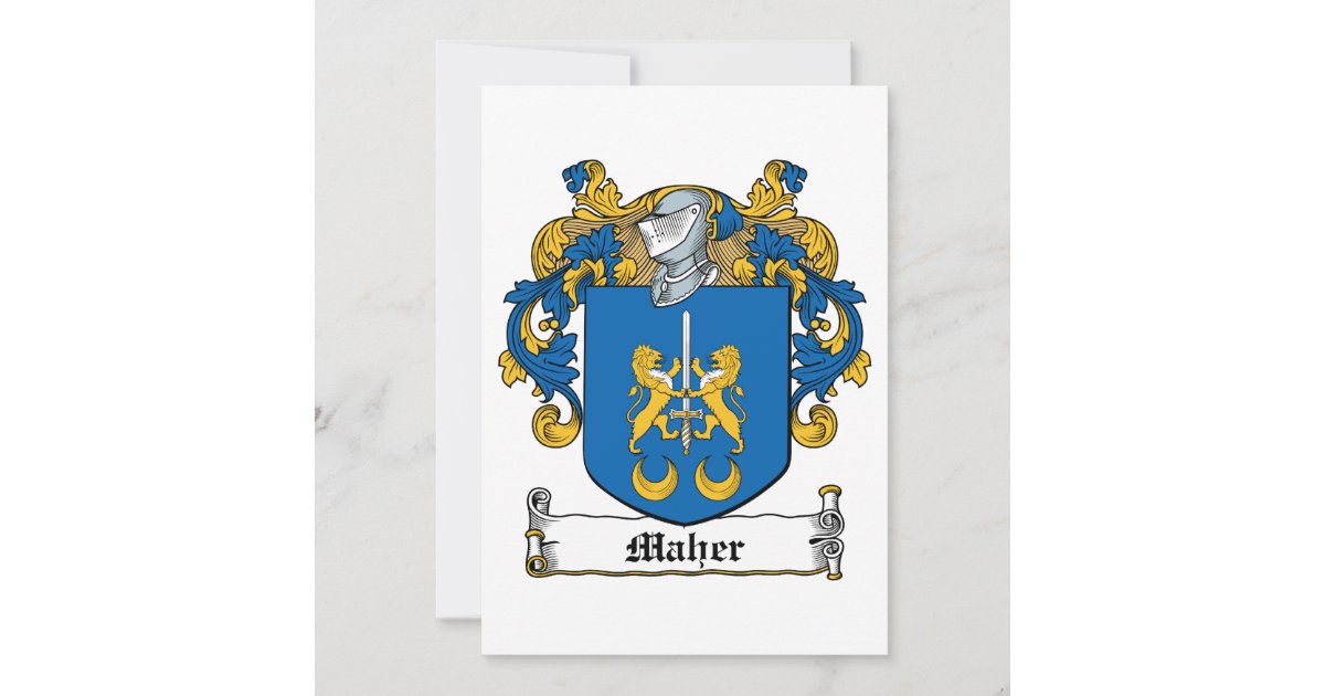 Maher Family Crest | Zazzle