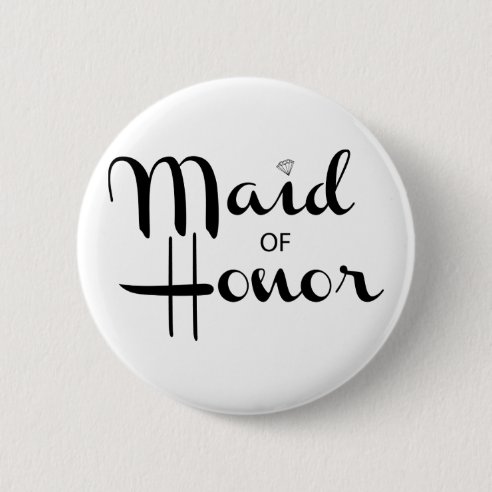 Maid Badges & Pins | Zazzle UK