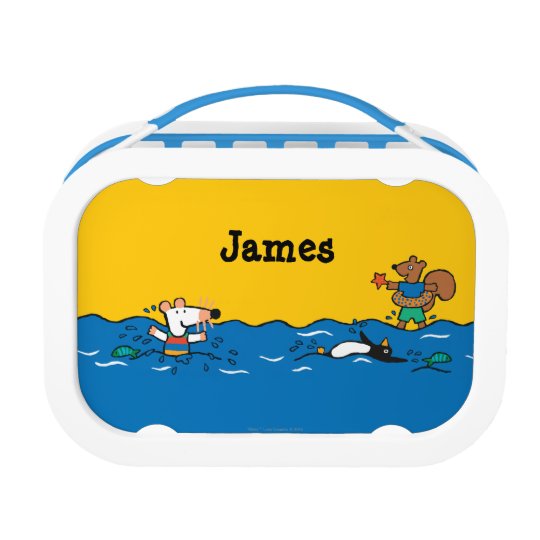Maisy Goes Swimming at the Beach Lunch Box | Zazzle.co.uk