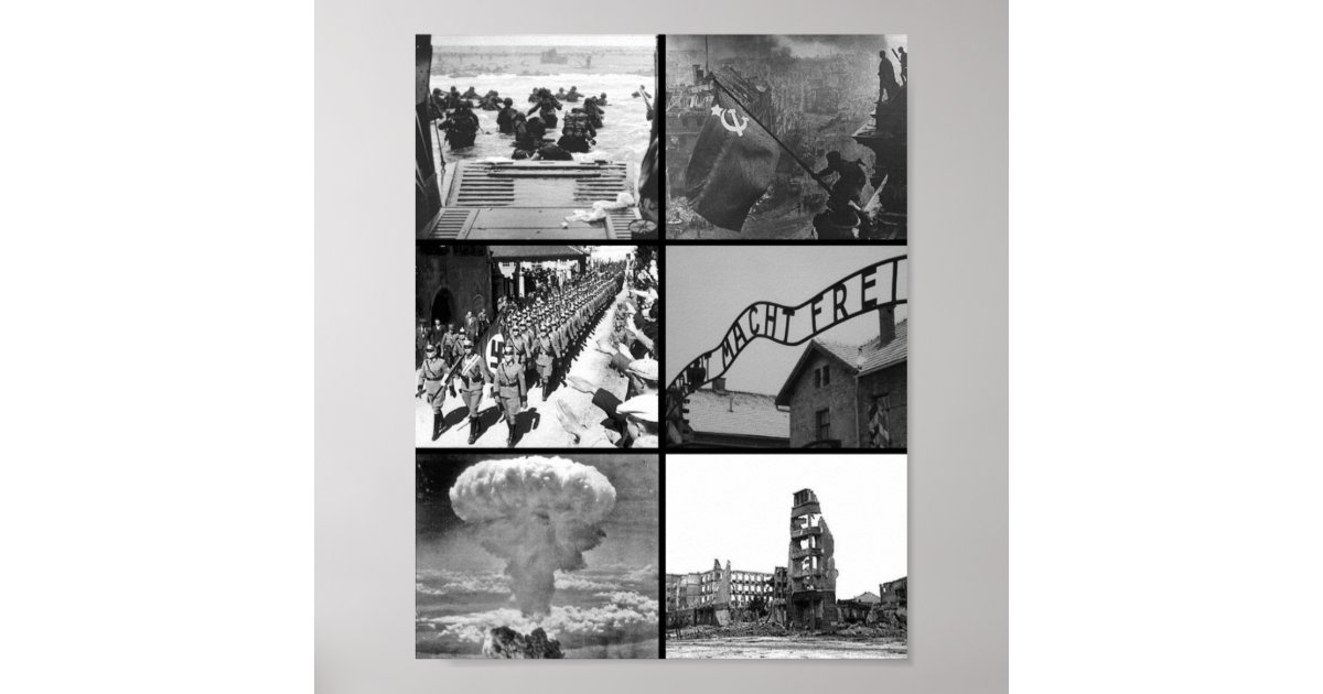 Major Events of WWII Poster | Zazzle