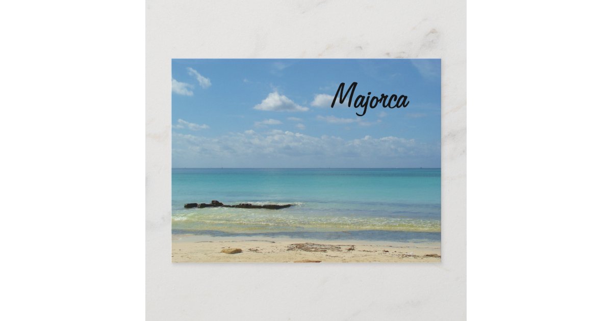 Majorca Beach - Postcard | Zazzle