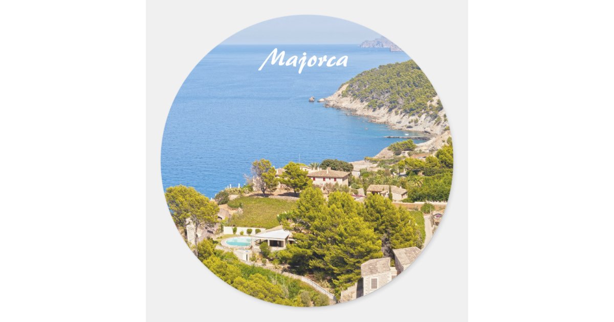 Majorca Classic Round Sticker | Zazzle