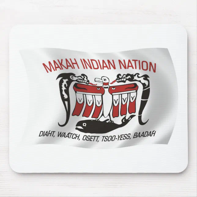 Makah Tribe Flag Mousepad | Zazzle