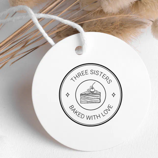 Make Your Own Large Homemade Custom Logo Business Rubber Stamp | Zazzle