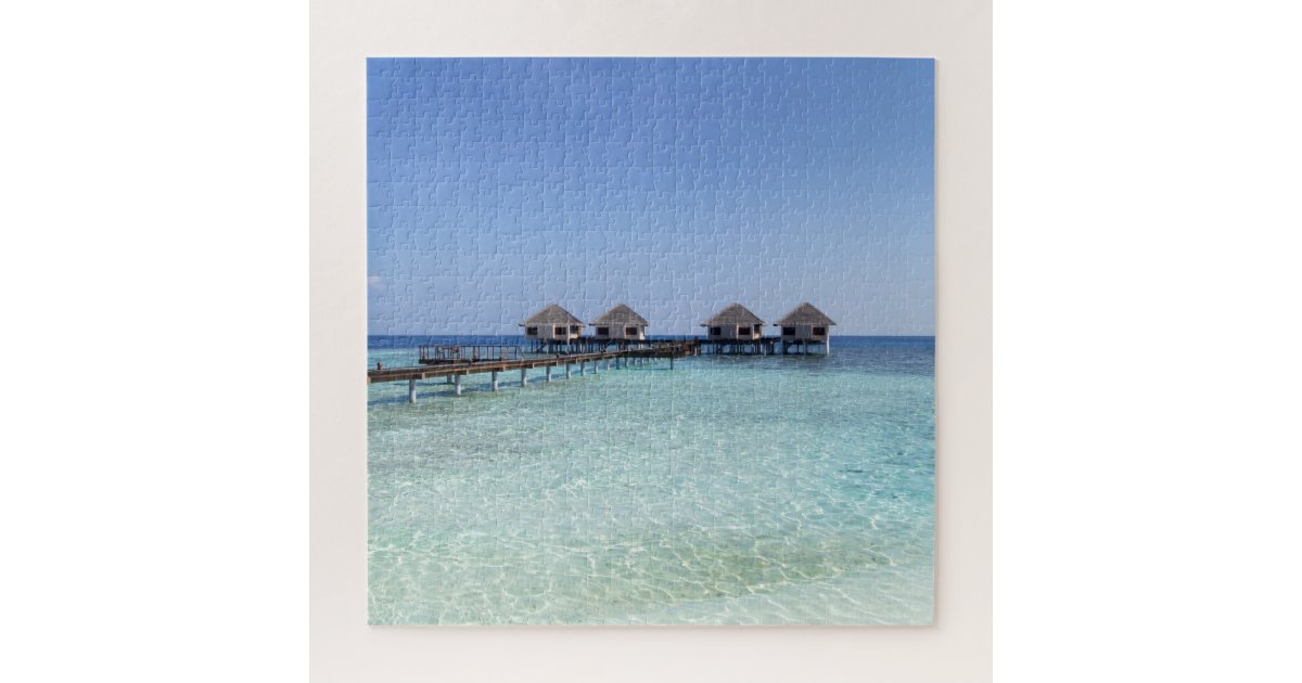 Maldives Paradise Island Jigsaw Puzzle | Zazzle