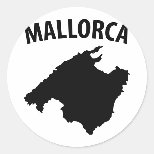 mallorca symbol classic round sticker | Zazzle.co.uk