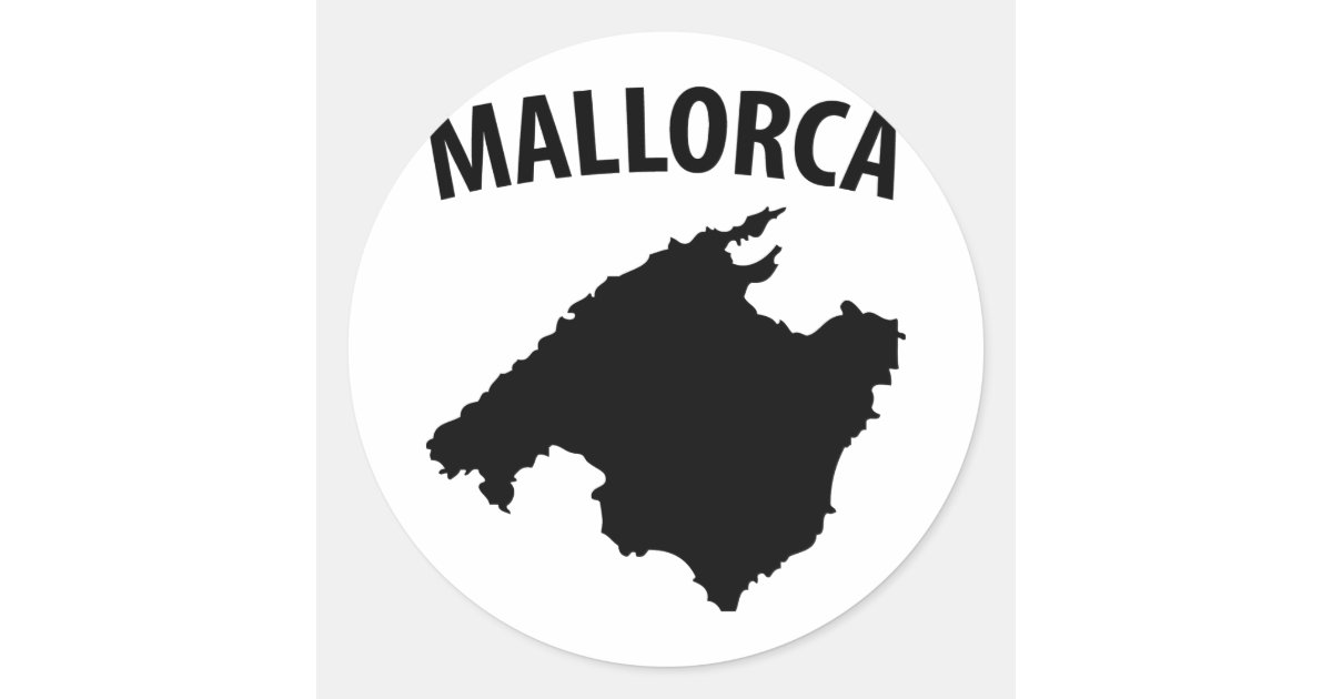 mallorca symbol classic round sticker | Zazzle