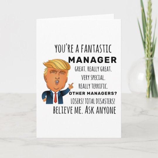 Manager Best Gift Card | Zazzle.co.uk
