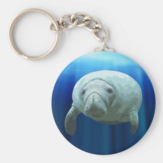 Manatee Keychain | Zazzle.co.uk