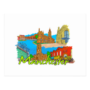 Manchester Postcards | Zazzle UK
