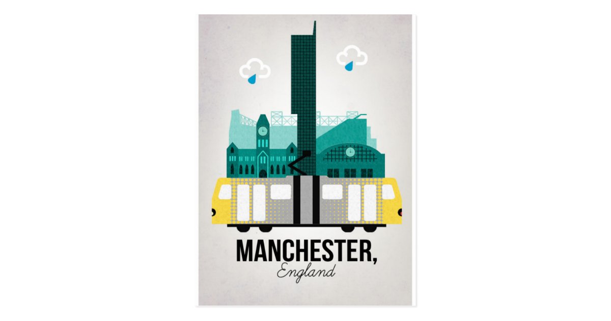 Manchester Postcard | Zazzle.co.uk