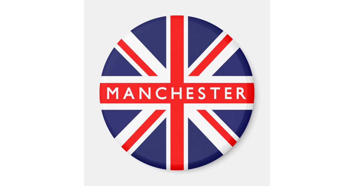 Manchester UK Flag Magnet | Zazzle